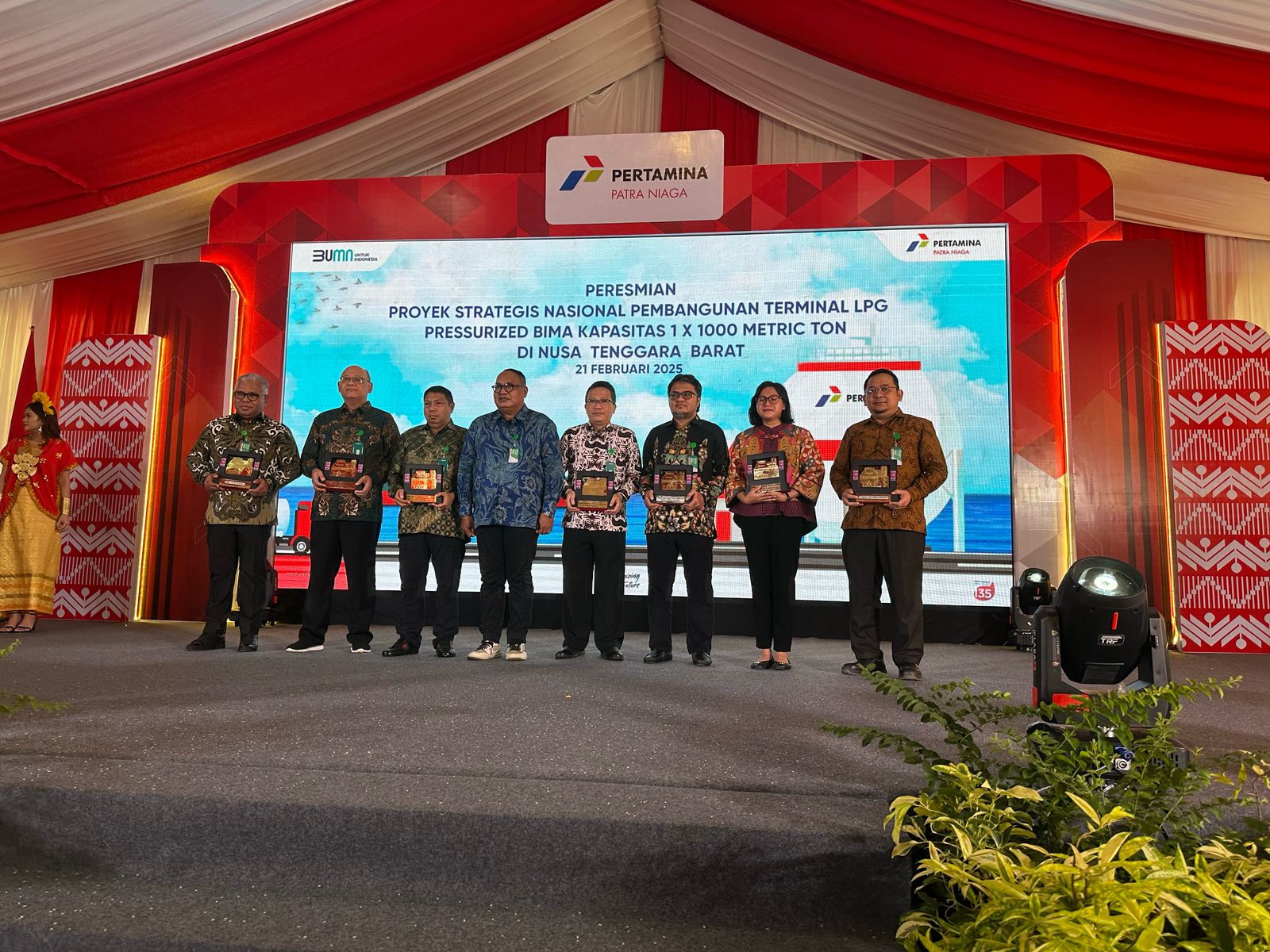 Peresmian LPG Pressurized Bima - PT Barata Indonesia